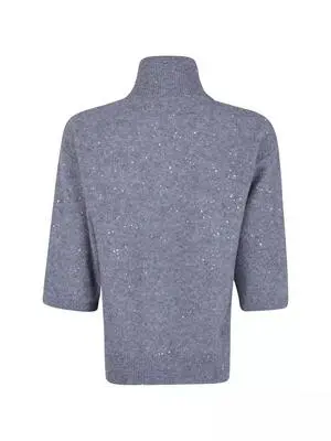 Seventy Sequin-embellished High-neck Sweater