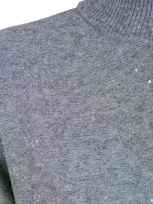 Seventy Sequin-embellished High-neck Sweater