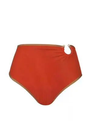 Johanna Ortiz Susurro Del Agua Bikini Bottoms - Red