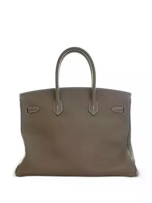 Hermès 2019 Clemence Birkin Retourne 35 Handbag - Brown