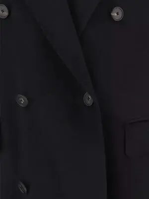 Tagliatore Double-breasted Peak-lapel Coat