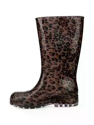 Melissa Welly Leopard-print Boots