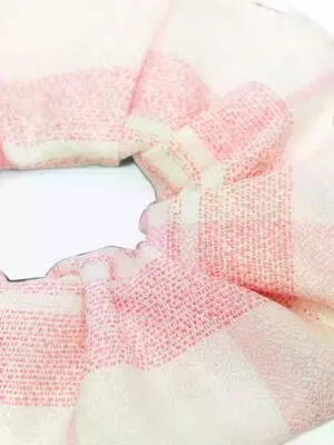 VIVIENNE WESTWOOD Orb-embroidered Check-pattern Scrunchie