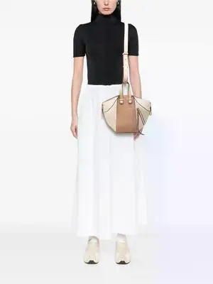 Loewe 2017 Small Bicolor Leather Hammock Satchel