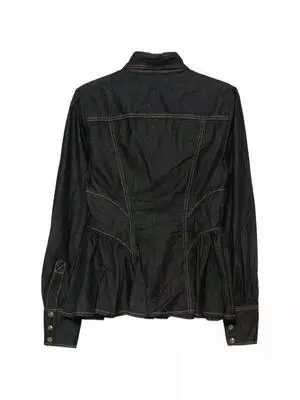 Zimmermann Pussy-bow Peplum Shirt