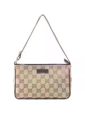 Gucci 2000s Gg Canvas Handbag - Neutrals