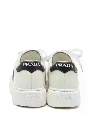 PRADA Prada Round-Toe Lace-Up Sneakers