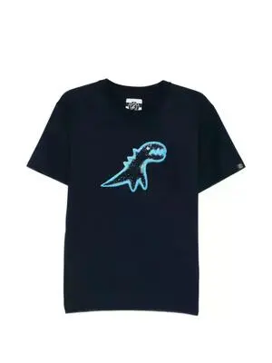 AGNES B. Dino Print T-shirt - Blue