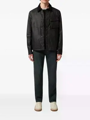 Belstaff Ground Corduroy-collar Jacket - Blue