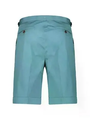 MOORER Manfredi Turn-up Shorts - Blue