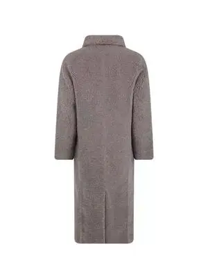BETTA CORRADI Button-up Teddy Coat