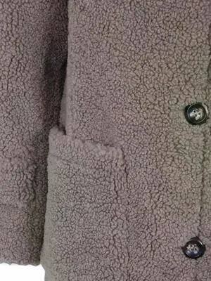 BETTA CORRADI Button-up Teddy Coat