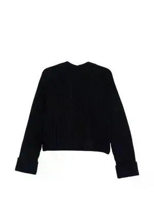 Christian Wijnants Ribbed-knit Zip-up Cardigan