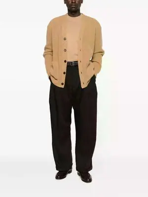 Malo Ribbed-knit V-neck Cardigan