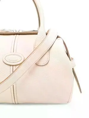 TOD'S Di Logo-embossed Leather Tote Bag