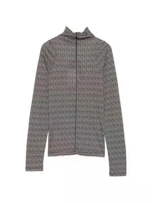 Rag & Bone Houndstooth-pattern Roll-neck Top