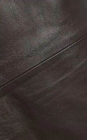 Co Tailored Front-slit Leather Midi Skirt