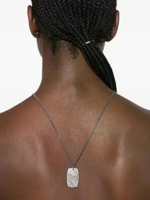 MAISON MARGIELA Engraved Dog-tag Necklace