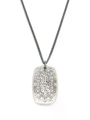 MAISON MARGIELA Engraved Dog-tag Necklace