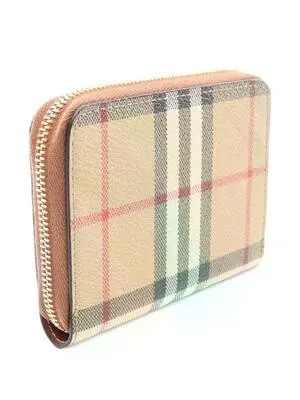 Burberry 2020s Check-pattern Zip-around Wallet