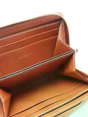 Burberry 2020s Check-pattern Zip-around Wallet