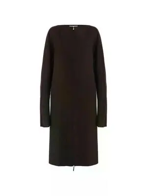 Carven Embellished Long Sleeve Dress