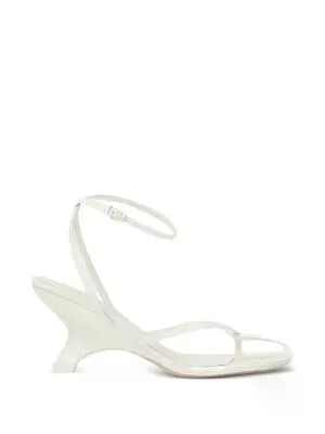 Simkhai Kelsey Leather Heel Sandals