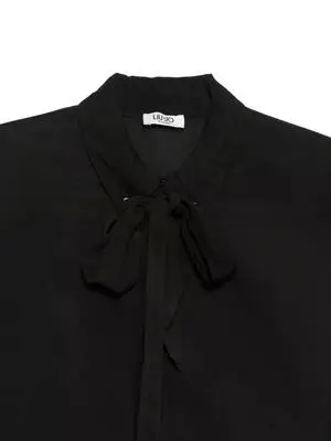 Liu Jo Pussy-bow Shirt - Black
