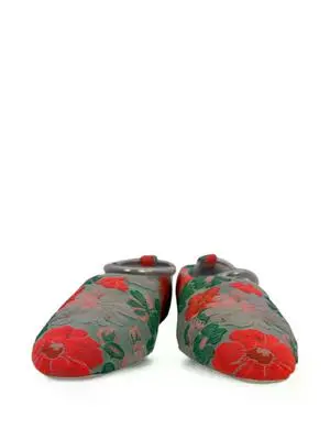 JIL SANDER Brocade Ballet Flats - Grey