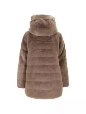 DUNO Faux-fur Hooded Coat