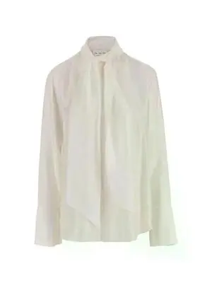 SA SU PHI Pussy-bow Long-sleeve Shirt - Neutrals
