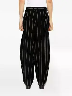 UMA WANG Striped Wool Trousers