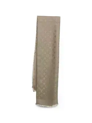 LOUIS VUITTON Classic Monogram Shawl - Neutrals