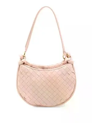 Bottega Veneta Small Nappa Intrecciato Gemelli Hobo Bag - Pink