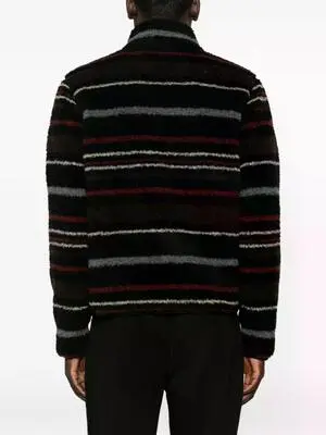 Moncler Striped Zip-up Cardigan