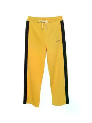 Celine 2020s Side-button Track Pants - Yellow