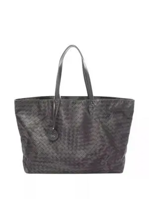 Bottega Veneta 2000s Intrecciolusion Tote Bag - Black