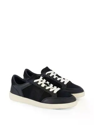 FERRAGAMO Low-top Sneakers With Gancini Detail