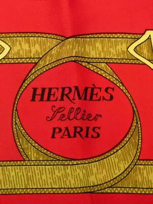 Hermès 1990-2010 Eperon D Or Silk Scarf 90 Scarves