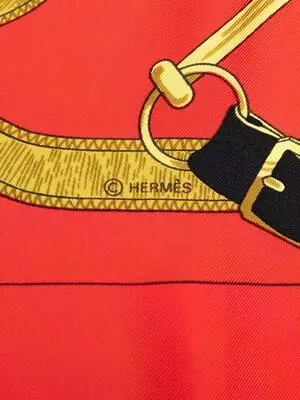 Hermès 1990-2010 Eperon D Or Silk Scarf 90 Scarves