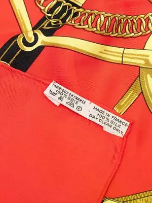 Hermès 1990-2010 Eperon D Or Silk Scarf 90 Scarves