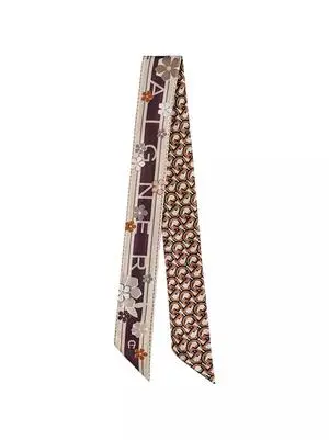 AIGNER Floral And Logo-print Bandana