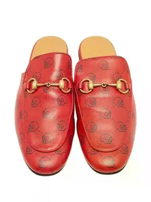 Gucci Princetown Gg Ghost Horsebit Mules