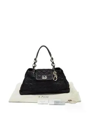 Dior 2009 Cannage Charm Lock Shoulder Bag