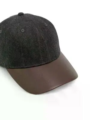 YERSE Herringbone Pattern Curved Peak Baseball Cap