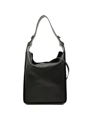 Balenciaga 2022 Medium Grained Calfskin Tool 2.0 North South Tote Satchel - Black