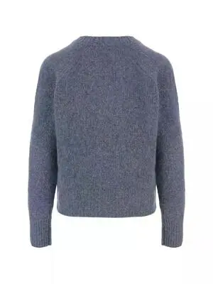 ALLUDE Crew-neck Raglan-sleeve Sweater