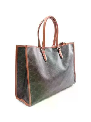 Celine 2010s Horizontal Cabas Triomphe Tote Bag - Brown
