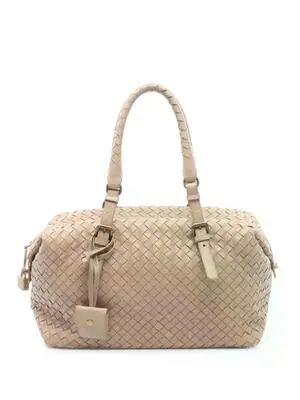 Bottega Veneta 2000s Intrecciato Shoulder Bag - Neutrals