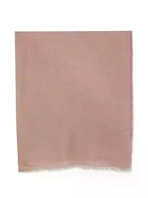 TWINSET Frayed-edge Scarf - Pink